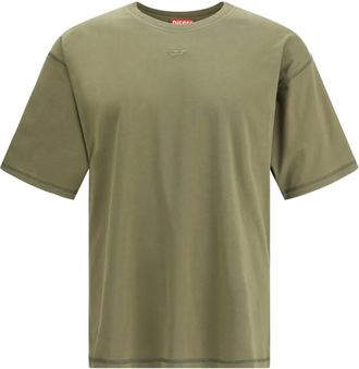 Diesel t-shirt Lucien à broderies - Vert