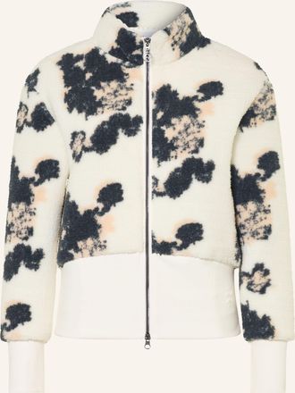 Sportalm Teddyfell-Jacke Im Materialmix weiss