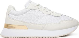 Tommy Hilfiger Sneakers Tommy Hilfiger Th Chic Monogram Runner FW0FW09464 Wei&szlig;