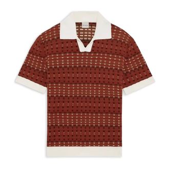 Dr&ocirc;le de Monsieur Homme, Pulls, Orange, Taille: M Polo Maille Coogie