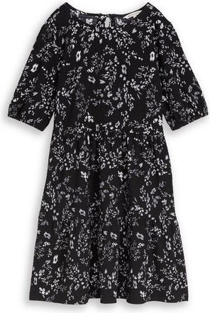 Tom Tailor Sommerkleid Kleider & Jumpsuits Crinkle Mini-Kleid mit Blumenmuster