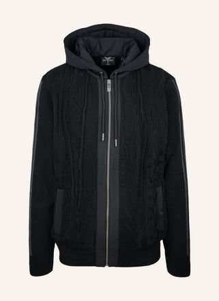 Carlo Colucci Carlo Colucci Hybrid Strickjacke - Carat 3.0 Fieri schwarz