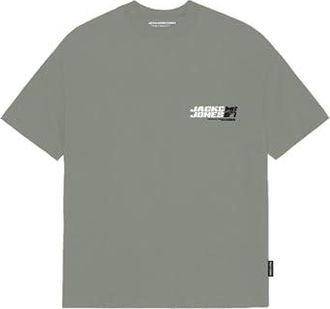 Jack & Jones T-Shirt Jcolido Chest SS Crew Neck FST pour Homme, Ombre, XXL