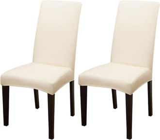 Generic wasserdichte PU-Stuhlbez&uuml;ge Set F&uuml;r Esszimmer - Langlebige Schonh&uuml;llen F&uuml;r K&uuml;che, Hotel & Restaurant, Hochzeit, Event, Bankett, Stretchhussen, Atmungs