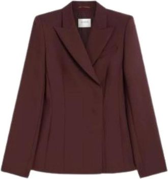 Sportmax Femme, Vestes, Rouge, Taille: 42 FR Veste