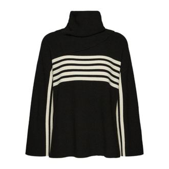 Elena Miro Damen, Strickwaren, Schwarzk, XSGröße