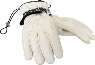 Louis Vuitton Handschuhe - Louis Vuitton LV Snow Ski Gloves White M77883 / go - Gr. unisize - in Wei&szlig; - f&uuml;r Damen