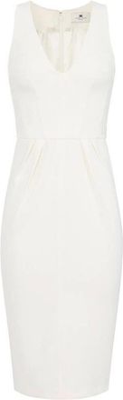 Elisabetta Franchi Femme, Robes, Blanc, Taille: 42 FR Robes
