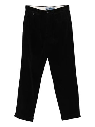 Polo Ralph Lauren pantalon The Whitman en velours c&ocirc;tel&eacute; - Noir