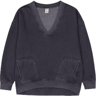 Champion Damen Legacy Vintage Wash W (117636) -Nano-Fleece V-Neck Sweatshirt, Schwarz (KK001), XS