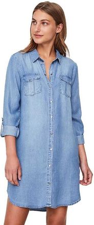 Vero Moda VERO Moda Female Jeanskleid VMSILLA LS Short Dress LT BL GA NOOS