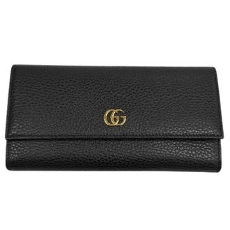 Gucci Pre-owned Leder Continental Geldb&ouml;rse - - Pre-owned - Damen - Schwarzk - ONE SIZE
