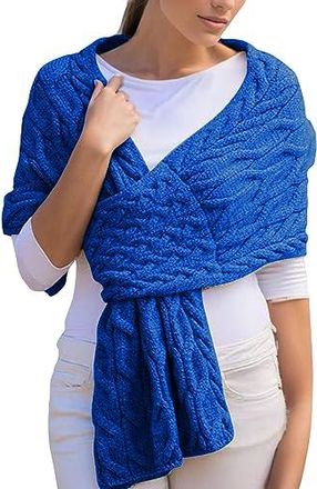 Generic Poncho Femme Hiver Chaud Chale Femme Hiver Chaud Cape Femme Effet enveloppant Ch&acirc;le Tricot&eacute; Automne-Hiver Unie Ou Multicolore Long D&eacute;contract&eacute;