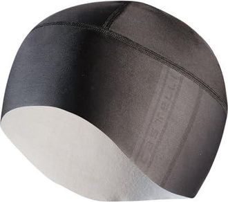 Castelli Castelli Pro Thermal 2 Skully Casquette légère en Polaire Isolante Compatible avec Casque de Cyclisme sur Route et vélo de Gravier, Noir Clair., Taill
