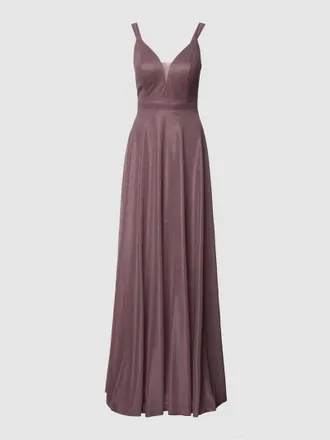 Troyden Collection Abendkleid mit Effektgarn