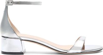 Stuart Weitzman Femme, Chaussures, Gris, Taille: 39 1/2 EU Sandales