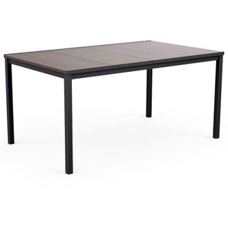 Keter Signature Porto Tisch 160 cm Eschenholz und Schwarz Stahl Keter