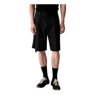 Undercover Shorts pliss&eacute;s - Homme - Shorts - Noir - Taille: S