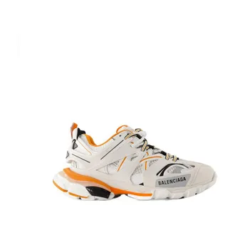 Balenciaga Womens Track Sneakers White Synthetic