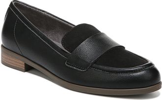 Dr. Scholls Shoes Damen Rate Moc Loafer Slipper, Schwarz Synthetik, 36.5 EU