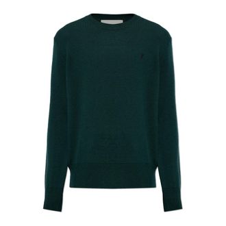 Ami Wollpullover - - Knitwear - Damen - Gr&uuml;n - XL