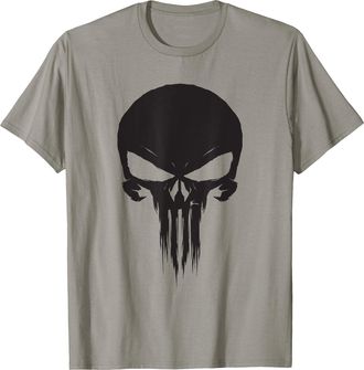 MARVEL The Punisher Classic Skull Black Logo T-Shirt