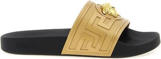 Versace Homme, Chaussures, Jaune, Taille: 41 EU La Medusa Rubber Tongs