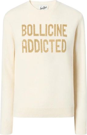 Saint Barth Femme, Pulls, Blanc, Taille: 42 FR Pull ras du cou