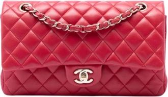 Chanel Sac bandouli&egrave;re vintage Chanel Pre-owned Double Flap - Femme - Pre-owned - Rouge - Taille: ONE Size