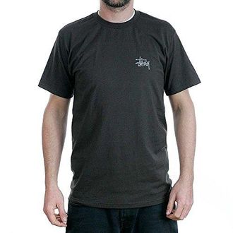 St&uuml;ssy Stussy - T-Shirt - Homme Noir Charbon Taille Unique - Noir - Large