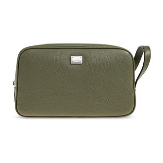 Dolce & Gabbana Sicily Cosmetic Bag - Homme - Sacs - Vert - Taille: ONE Size