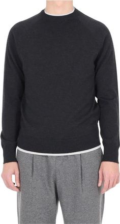 Eleventy Pullover mit Rundhalsausschnitt - - Knitwear - Herren - Grau - L