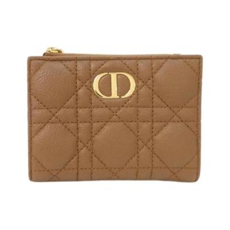Dior Pre-owned Leder Portemonnaies - - Pre-owned - Damen - Braun - ONE SIZE