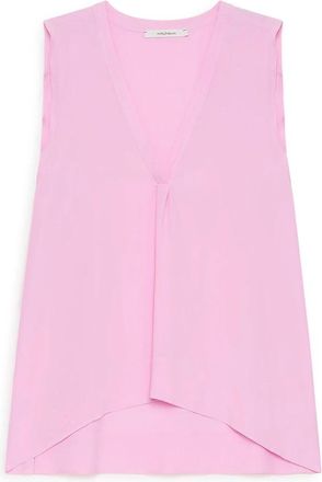Maliparmi Maliparmi, Femme, Tops, Rose, Taille: 40 FR Fluid Crepe Top