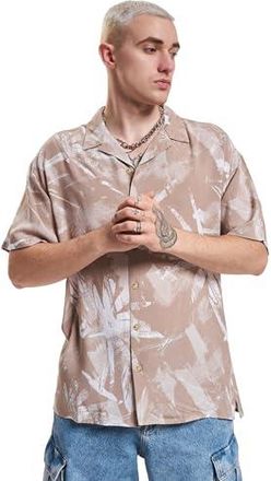 Jack & Jones Jorflow Resort AOP T-Shirt SS Blk Chemise, Vaisselle, L Homme