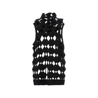 Rick Owens Sarutanya Tank Top - Femme - Tops - Noir - Taille: ONE Size