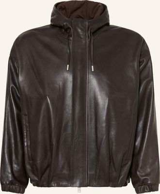 Arma Arma Lederblouson Lark braun