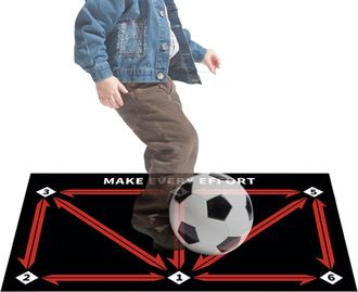 Generic Trainingsmatte f&uuml;r Fu&szlig;ball, Trainingsmatte f&uuml;r Fu&szlig;balltraining, Rhythmus-Kontrollspieler, Trainingsmatte f&uuml;r Agilit&auml;tsschritte, verbessert die Koordin