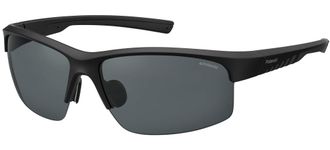 Polaroid Pld 7018/n/s 807/M9 BLACK Sunglasses Mens Polycarbonate, Standard, 68