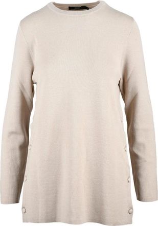 Seventy Femme, Pulls, Beige, Taille: 40 FR Pullover Girocollo