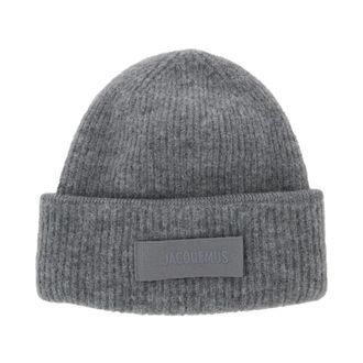 Jacquemus Graue Gros Grain H&uuml;te - - Accessories - Herren - Grau - ONE SIZE