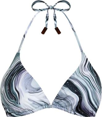 Vilebrequin Femme, Maillots de bain, Blanc, Taille: 36 FR Fleur Triangle Bikini Top