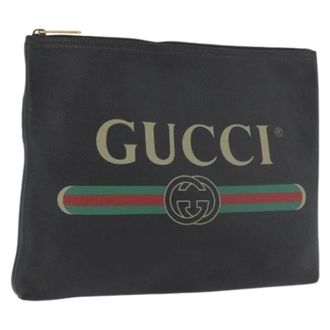Gucci Pochette Vintage Pre-owned - Femme - Pre-owned - Noir - Taille: ONE Size