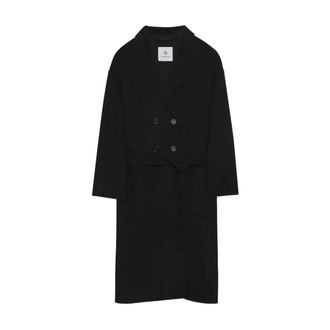 Anine Bing Dylan Mantel - - Coats - Damen - Schwarzk - L