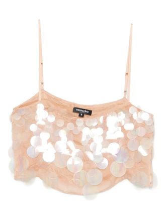 Retrofête débardeur Leia - Tons neutres