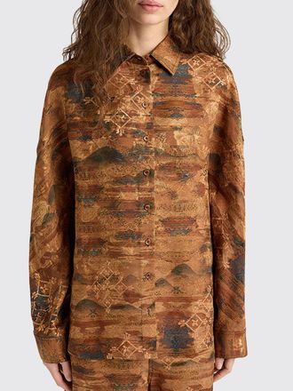 Momoni Chemise Femme couleur Marron