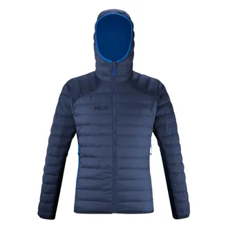 Millet Homme, Vestes, Bleu, Taille: 2XL Sweat à Capuche Chaud en Denim Foncé