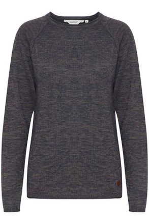 Oxmo Strickpullover OXDaniela Oversize-Pullover in Loch-Strick Optik