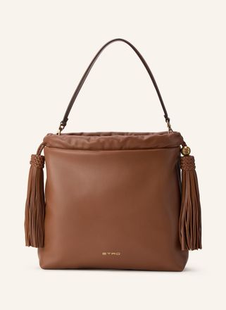 Etro Etro Beuteltasche Medium braun