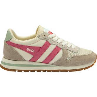 Gola Unisex Daytona Sneaker, Off White/Feather Grey/Fluro Pink, 39 EU